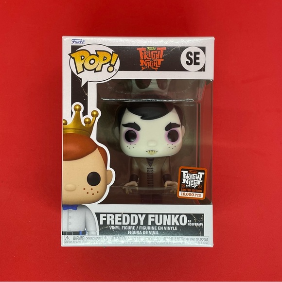 Funko | Toys | Funko Pop 222 Freddy Funko As Nosferatu Fright Night Box ...